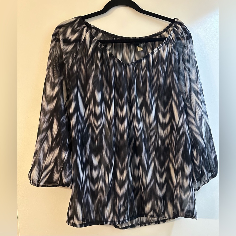 Inc Cute Sheer Top - Gem